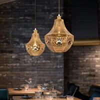 China Luxury Elegant Arabic Modern Copper Lamp 3500K Warm White With E27 Light Source for sale