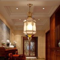 China 3500K CCT 80 Ra Vintage Copper Chandelier For Hotel Restaurant for sale