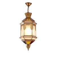 China 3500K CCT 80 Ra Vintage Copper Chandelier For Hotel Restaurant for sale