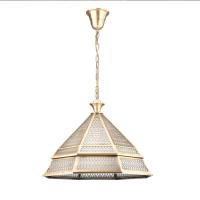 China Powerful LED Copper Chandelier Luxury European Style Lighting Decorative Light Arab Muslim Vintage Style Copper Chandelier for sale