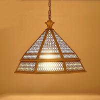 China Middle LED Vintage Copper Ceiling Light For Luxury Decorative Lighting for sale