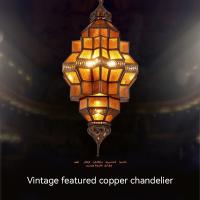 China LED Chandelier for Modern Interior Lighting within Copper and Southeast Asia Arab Muslim Vintage Style Decorative Light for sale
