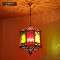 China 3500K LED Brass Chandelier for Hotel and Home Handmade Vintage Style Lighting for sale