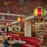 China Arab Muslim Vintage Style LED Brass Chandelier for Home Dining Room and Living Room Decor for sale