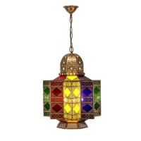 China Vintage Copper Chandelier with E27 Bulb Base and Dimmer Support for sale