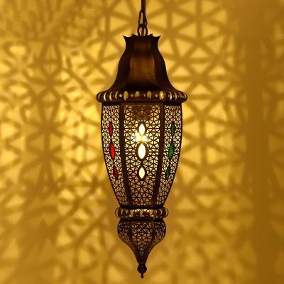 China Moroccan Style Vintage Lantern Chandelier with Six Lights, 24.5