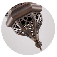 China Dimmer Supported Copper Chandelier in Southeast Asian Arab Muslim Style with Other Body Color for sale