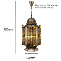 China Middle-Sized Copper Chandelier for European and American Modern Style Indoor Lighting in Southeast Asian Arab Muslim Design for sale