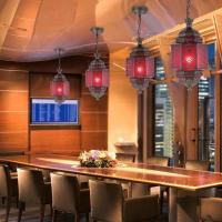 China European and American Retro Interior Design Copper Chandelier LED Lights for Southeast Asia Arab Muslim Style Decor for sale