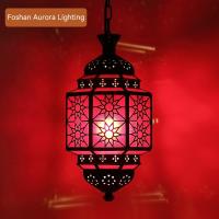 China European and American Retro Interior Design Copper Chandelier LED Lights for Southeast Asia Arab Muslim Style Decor for sale