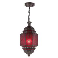 China Indoor Copper Chandelier Retro Style LED Lighting Arab Muslim Design European and American Design D220mm H410mm 1PC/Ctn for sale
