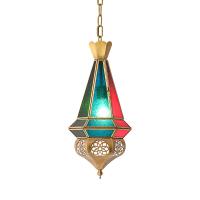 China Morocco Hollow Out Hand-carved Brass Chandelier Xinjiang Special Restaurant Lamp Homestay Cafe Hotel Chandelier for sale
