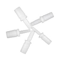 China Medical Plastic Pagoda Connector PP PE Food Grade 1/8-1/4 NPT Hose Fitting 100PSI for sale