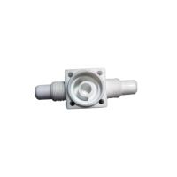 China Medical Chemical Liquid Plastic Valve Body 3/8 1/2 PN5 PP PVDF PFA for sale