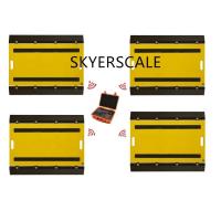 China LED 60T Wireless Static Dynamic Portable Axle Scales for sale
