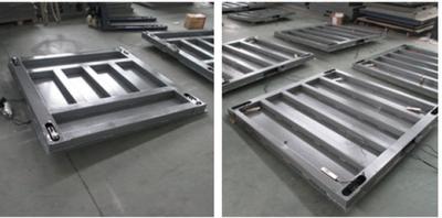 China CE easy install carbon steel checker plate A12 Warehouse  Electronic Floor Scale for sale
