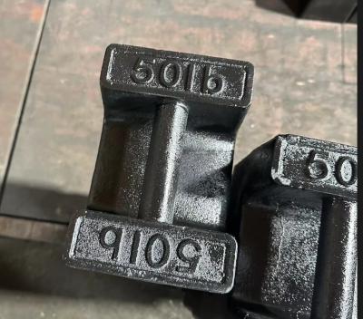 China Standard Cast Iron Test Weights 25lb 50lb Rectangular Weight Elevator Load Block Calibration Weight for sale