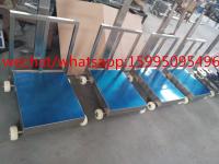 China Movable 60×80cm 500kg Bench Weighing Scale With Wheels for sale
