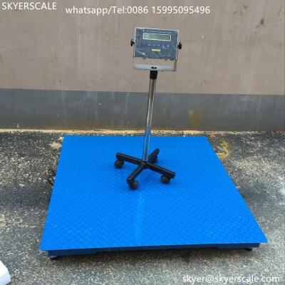 China 1.2x1.2m 2Ton Machine Wire Platform Industrial Digital Weighing Scale With A12 Display Type for sale