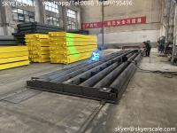 China 18m Heavy Duty Car Weighbridge Truck Scale With 100t Rated Load And Customized Design for sale