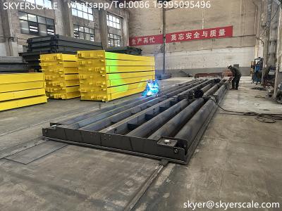 China 18m Heavy Duty Car Weighbridge Truck Scale With 100t Rated Load And Customized Design for sale