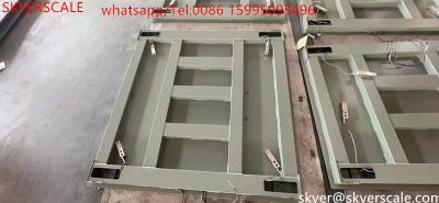 China 1.5mx1.5m 3ton Industrial Weighing Scale Digital Electronic Platform Weighing Floor Scale for sale