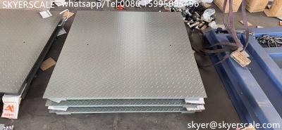 China Industrial  5 Ton Capacity Carbon Steel 1.2*1.5m Digital Platform Floor Scale With A12E Indicator for sale