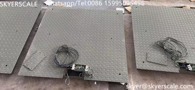 China Steel 1.2mx1.2m Platform 3 Ton Heavy Duty Weighing Scale  With Anti-mouse Plate for sale