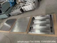China Heavy Duty 304 Stailess Steel Floor Type Digital Weighing Scale OIML 1 Ton 3t  5 Ton Floor Scale for sale