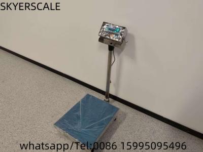 China 40x50cm 150kg Weighing Platform Scale Stainless Steel With Green LED Waterproof Indicator for sale