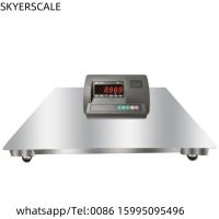 China Balanza Digital Weight Machine Inox Electronic Scale Basculas Industrial 3t Floor Platform Weighing Scales for sale