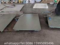 China Electronic Heavy Duty Weight Scale 3 Ton 5 Ton Digital Floor Scale For Industrial Use for sale