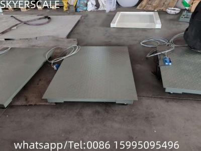 China Electronic Heavy Duty Weight Scale 3 Ton 5 Ton Digital Floor Scale For Industrial Use for sale