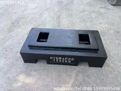 China 1000kg Test Weight Cast Iron Counterweights Test Masses For Crane for sale