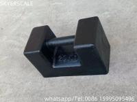 China Stackable 20kg Test Weights M1 20kg Cast Iron Calibration Weights For Crane for sale