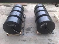 China OIML Standard Stackable 250kg M1 Test Weights Cast Iron Calibration Weights For Crane for sale