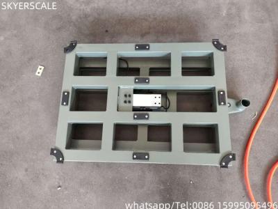China Digital Carbon Steel 50x50xm 500kg Platform Scale Bench Scale With A12E Weighing Indicator for sale