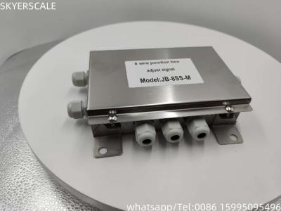 China Truck Scale JB-8 8 Wire Stainless Steel Junction Box For Weighbridge for sale