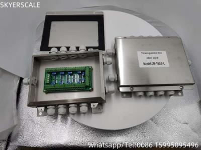 China Waterproof Grade IP67 Stainless Steel Junction Box 10 Wire For Weighbridge for sale