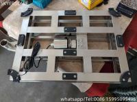 China 304 Stainless Steel 80x80cm Bench Scale Inox Heavy Duty Platform Scale 800kg for sale