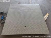 China 1.2x2m 3t Digital Industrial Carbon Steel Platform Floor Scales for sale