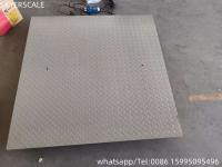 China 0.9x1.5m 2t Platform Scale Carbon Steel Electronic Weighing Scales Digital Floor Scale Industrial for sale