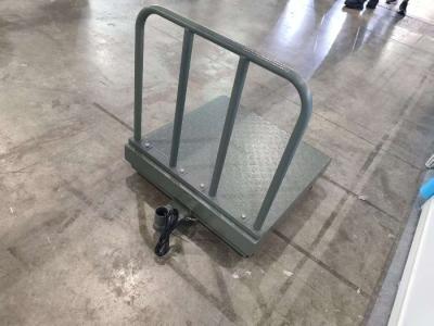 China 50x60cm Bench Scale Carbon Steel Material + Checkered Plate Panel Balance Electronic Scale For 300 Kg for sale