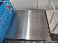 China Heavy Duty Electronic 304 Full Stainless Steel Platform Floor Scale 1.2x1.2m 3 Ton for sale