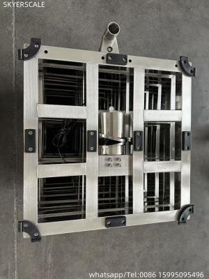 China 600x600mm 500kg 304 Full Stainless Steel Weighing Platform Scale for sale