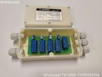 China Industrial Process Control Use Plastic 4 Line Junction Box For Floor Scale for sale