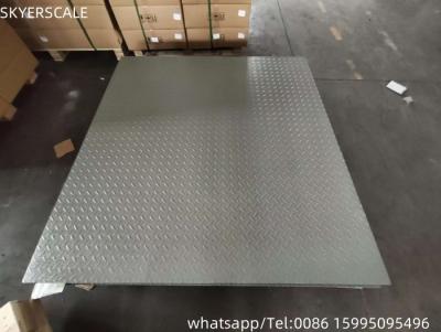 China Electronic Heavy Duty Weight Scale 0.8x1.2m 3 Ton  Floor Scale For Industrial Use for sale