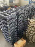China 60*60 Carbon Steel  Floor Bench Platform Scales  100kg 150kg 300kg 500kg for sale