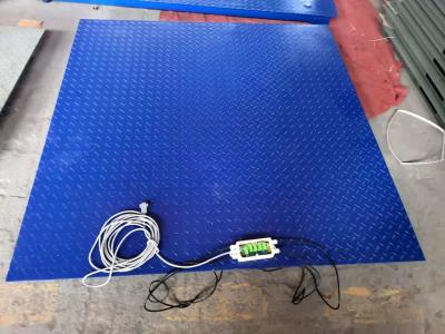 China 1.5x2m 3000kg Carbon Steel platform floor scales for sale