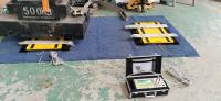 China 40T Rated Load Ultra Thin Portable Axle Weighing Scales for sale